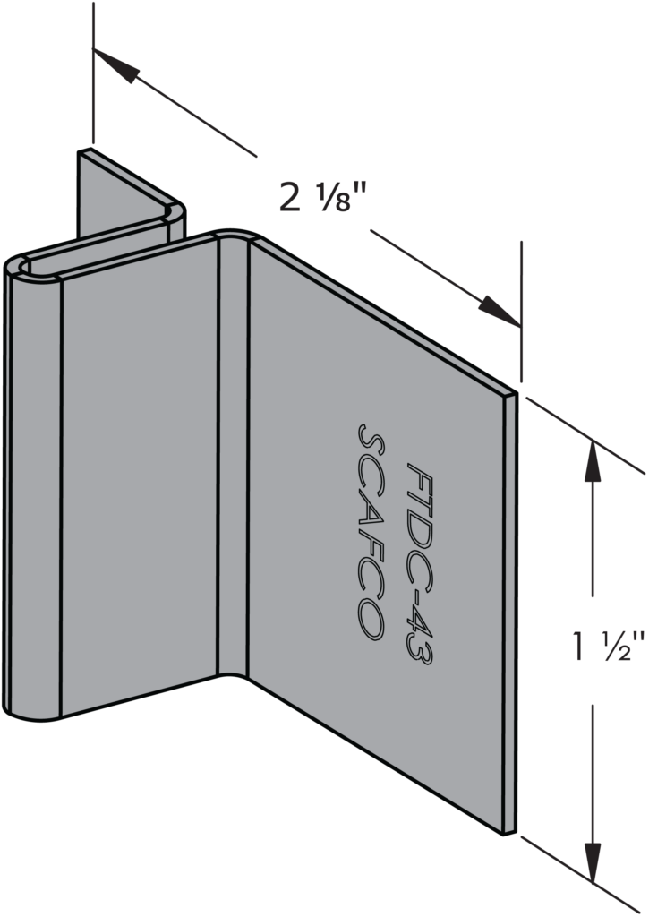 FTDC Float Track Deflection Clip – CWallA